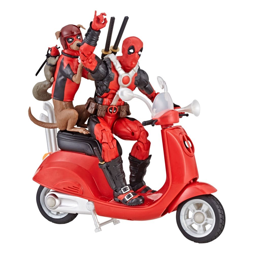 Deadpool Corps Marvel Legends Vehicle with Figure Deadpool with Scooter ...